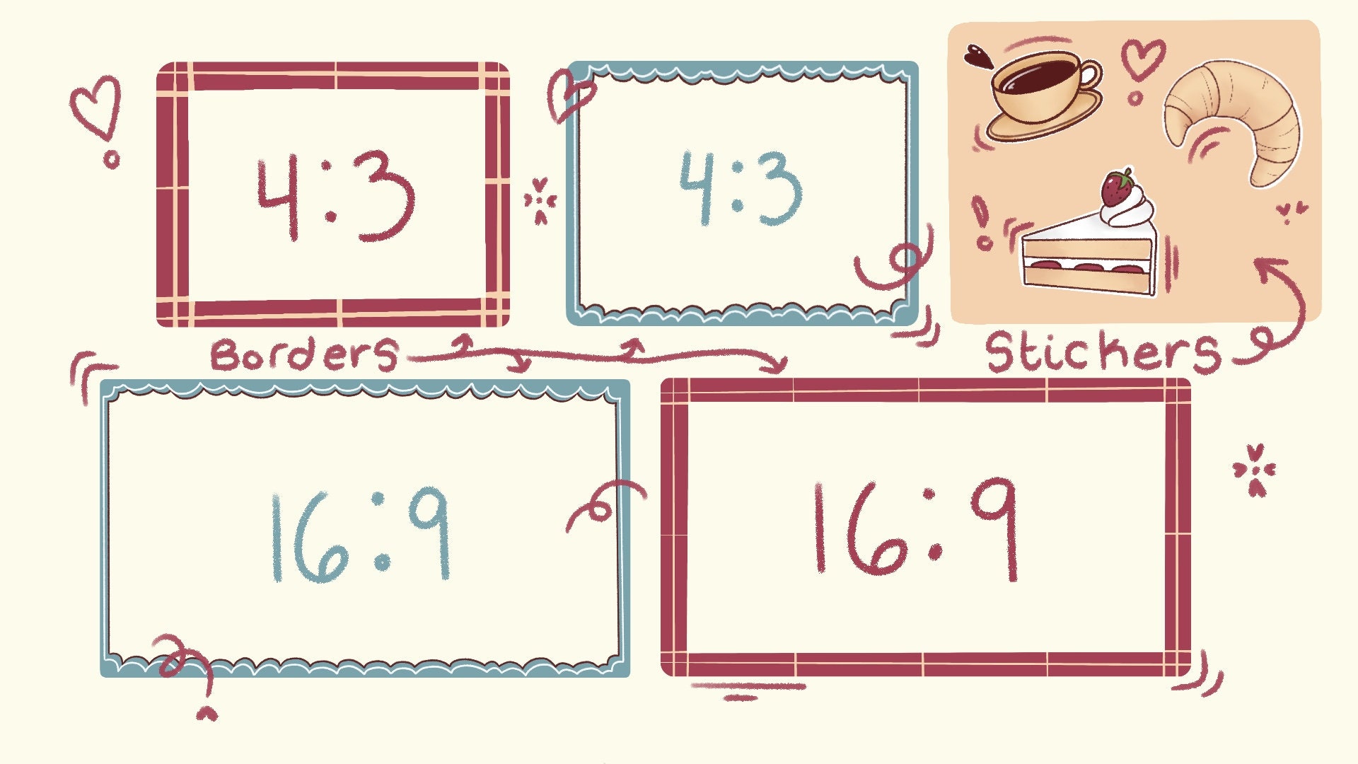 Cute Cozy Coffee Shop Twitch Overlay - Etsy