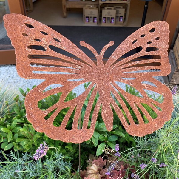 Rusty Garden Ornaments - Etsy UK