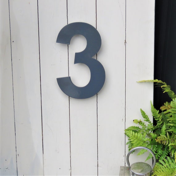 Large Metal House Numbers House Number Sign House Number - Etsy UK