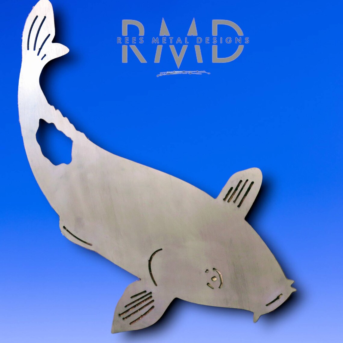 Rustic Metal Koi Carp Wall Art Sculpture Bespoke Handmade - Etsy