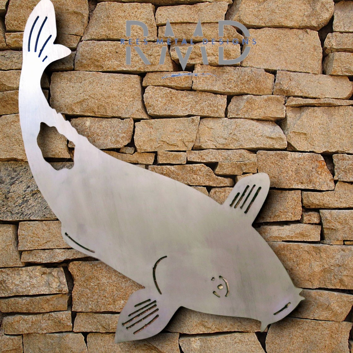 Rustic Metal Koi Carp Wall Art Sculpture Bespoke Handmade - Etsy