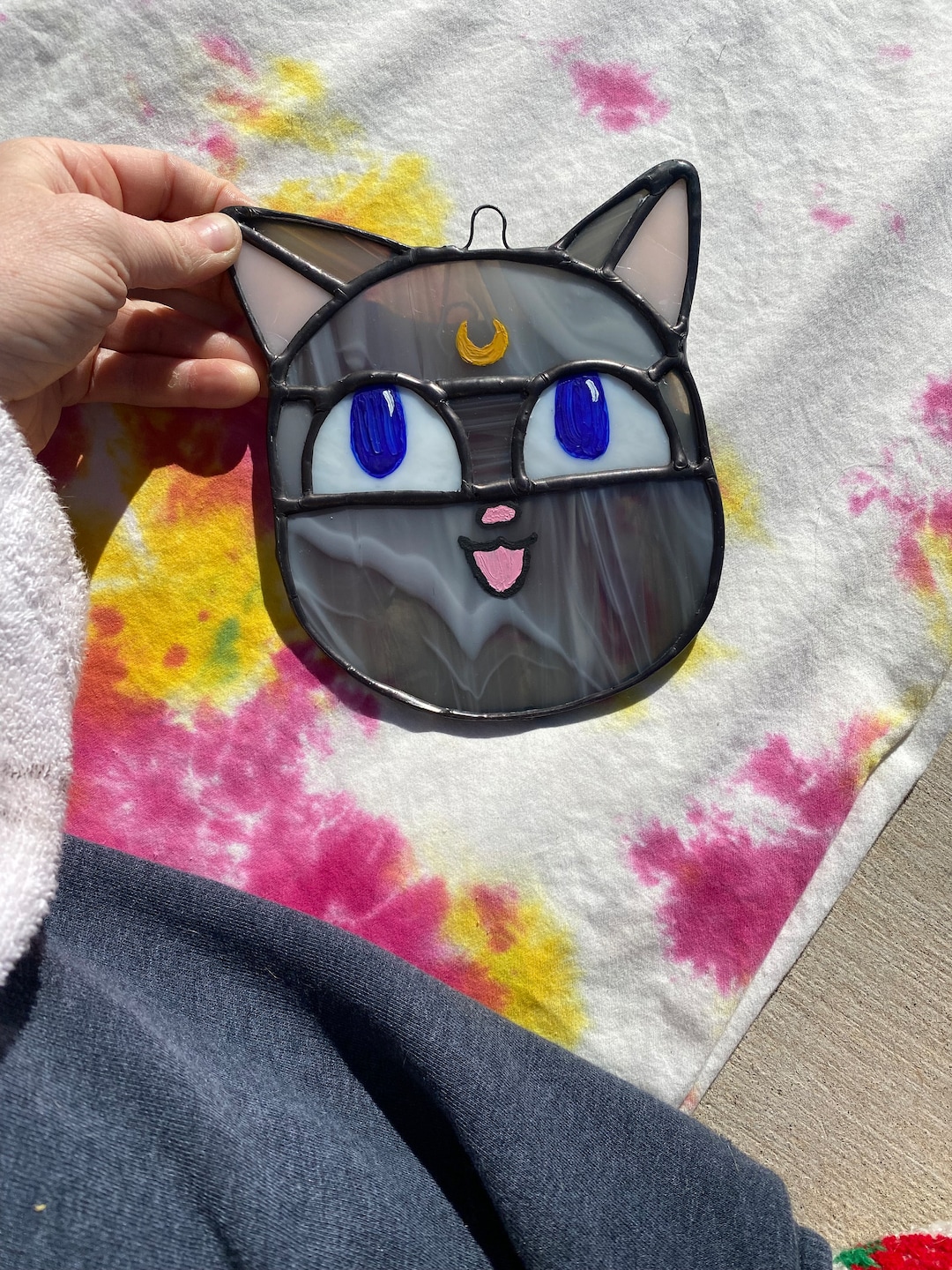 Luna P From Sailor Moon Stained Glass - Etsy
