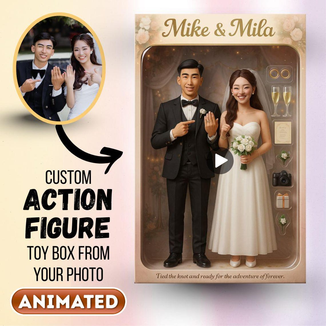 Custom Animated Action Figure From Your Photo | Personalized Toy Box ...