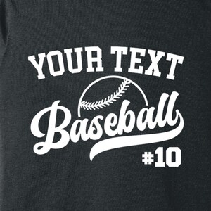 Custom Baseball Text Logo Svg Custom Baseball Name Baseball - Etsy