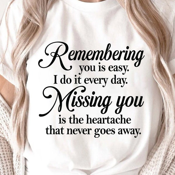Remembering You is Easy Png - Etsy