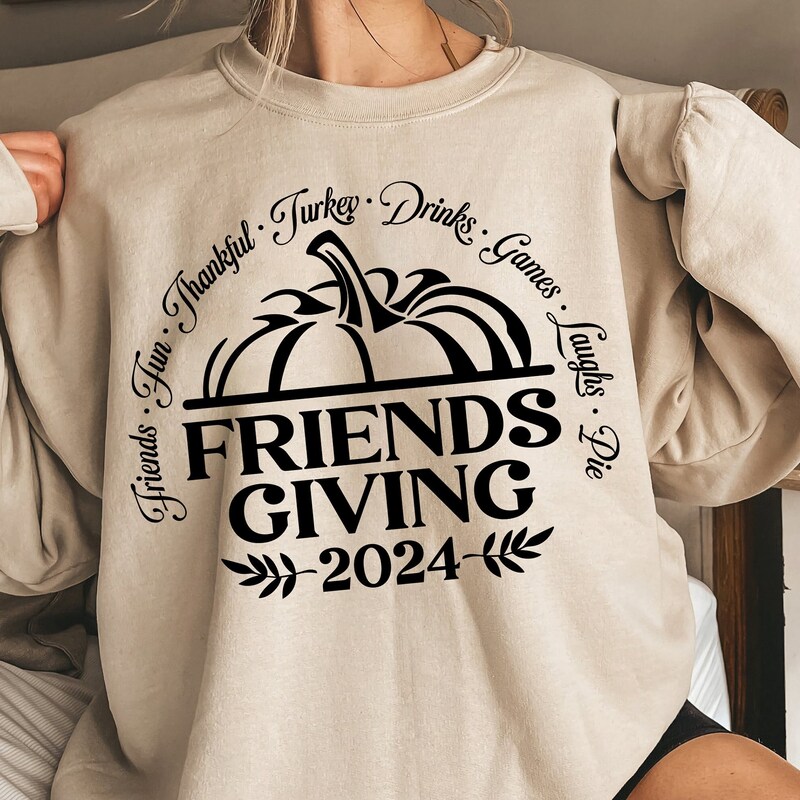 Friendsgiving Svg - Etsy