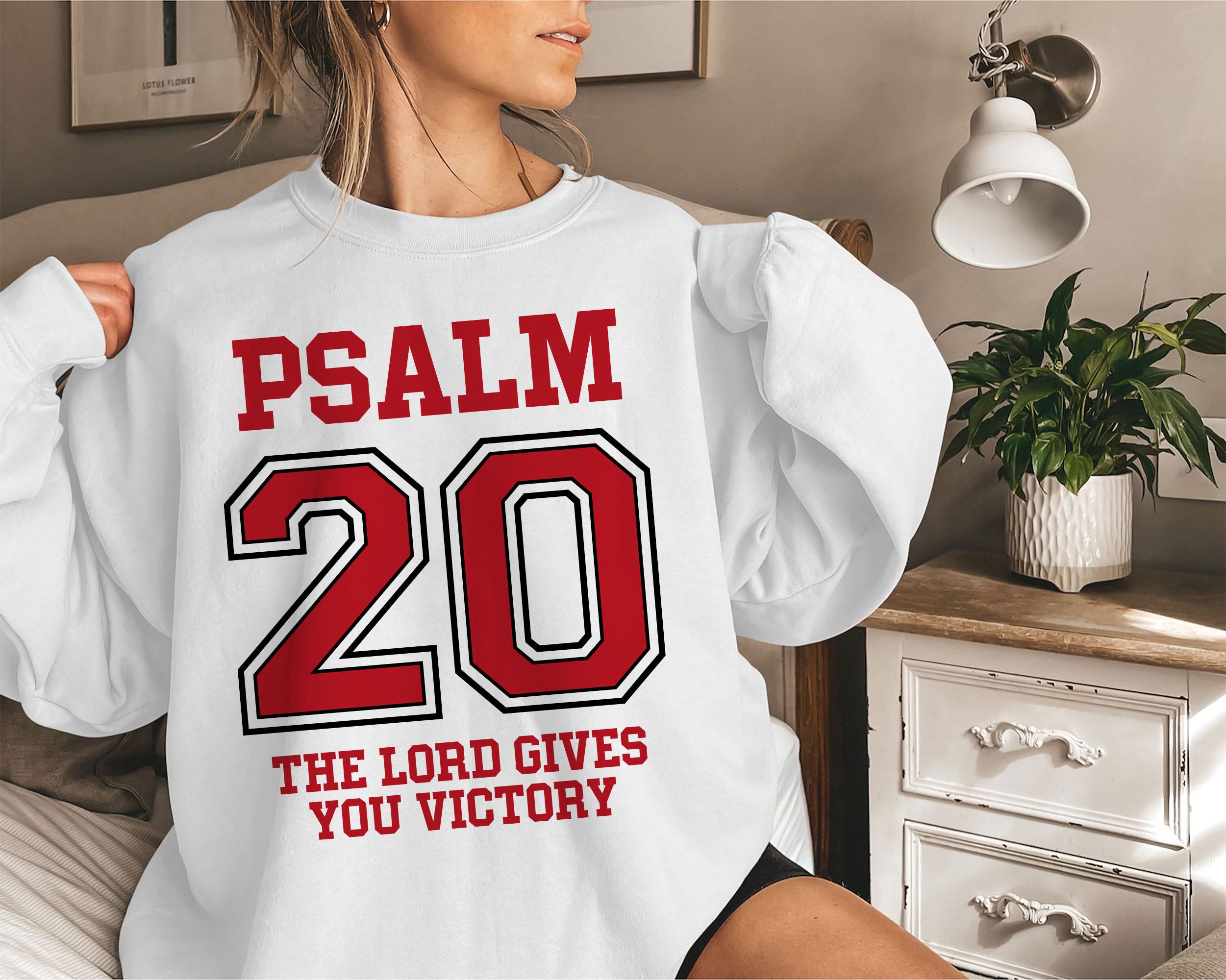 Psalm 20 the Lord Gives You Victory Svg, Varsity Bible Verse Svg ...
