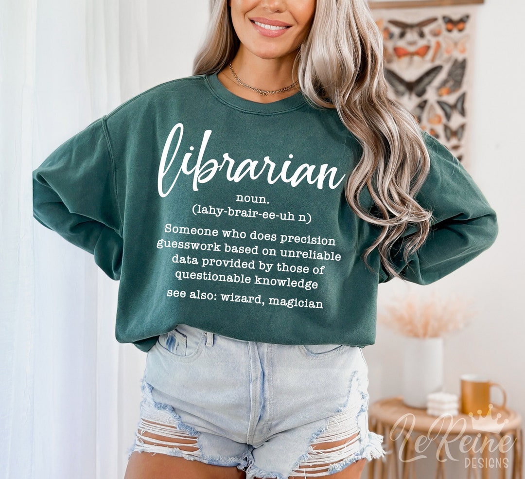 Librarian Definition Svg, Book Lover Svg, Bookish Gifts Svg, Reading ...