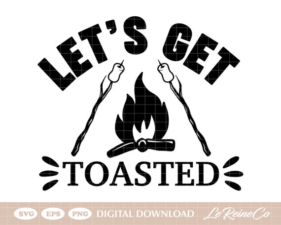 Art & Collectibles Digital Drawing & Illustration Let's Get Toasted SVG ...
