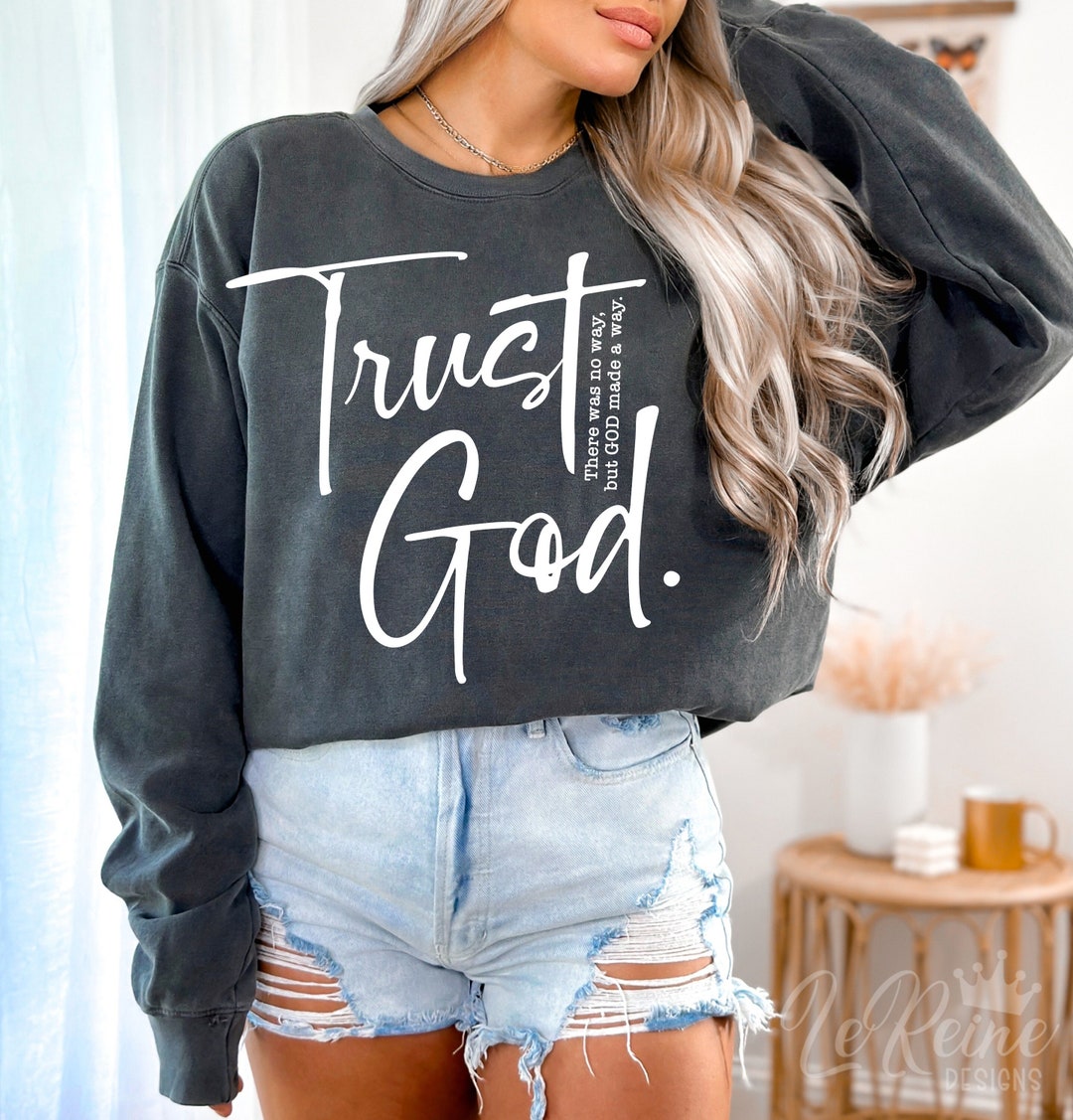 Trust God Svg, Christian Svg, Faith Svg, Created With a Purpose Svg ...