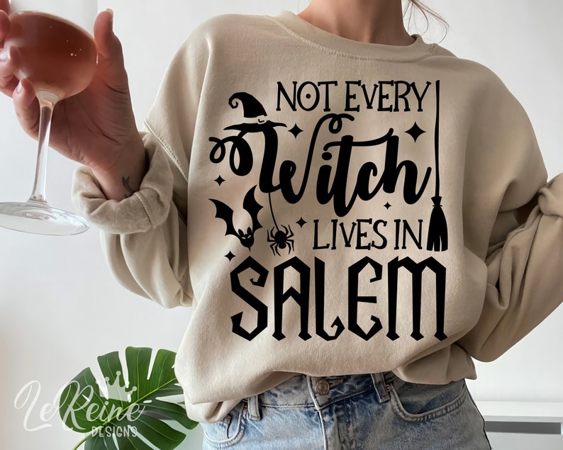 Not Every Witch Lives in Salem SVG Halloween SVG Witch SVG - Etsy