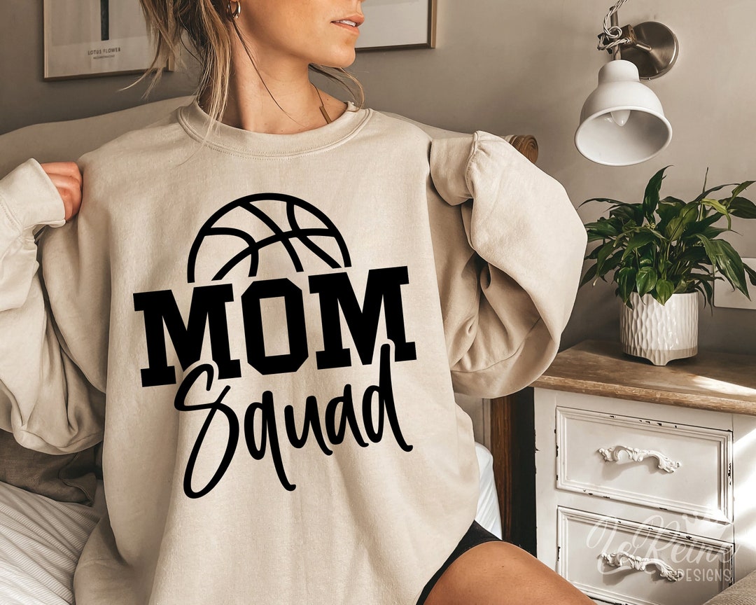 Basketball Mom Squad Svg, Basketball Mom Shirt Svg, Game Day Cricut Cut ...