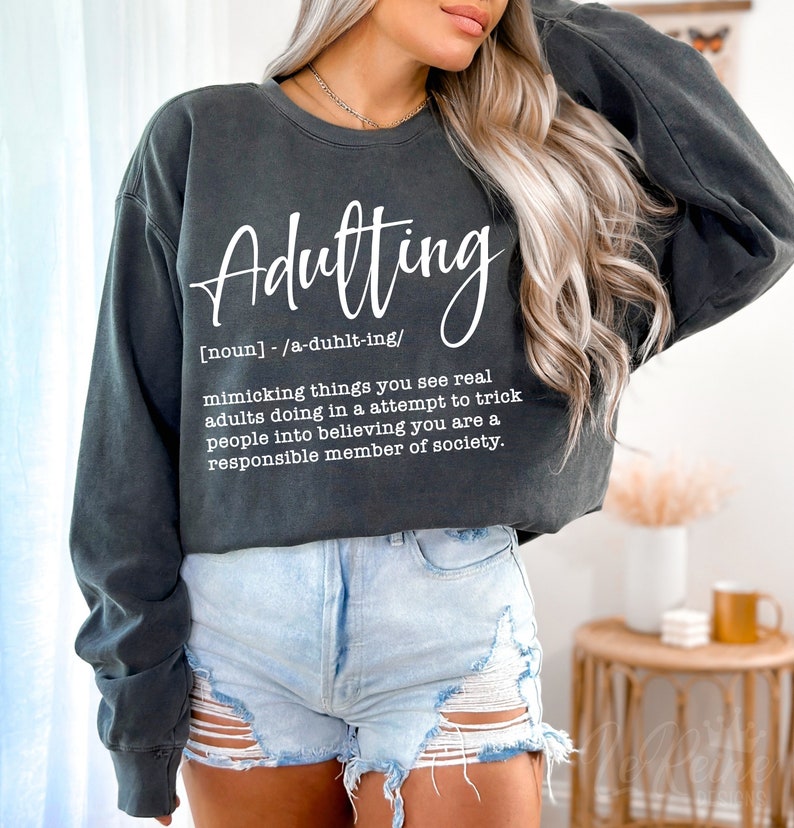 Adulting Definition Svg, Dictionary Svg, Quote Svg, Adulting Gift Svg ...