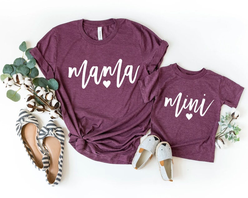 Mama Mini Svg, Heart Mama Mini Svg, Cute Valentine's Day Svg, Mama Mini ...