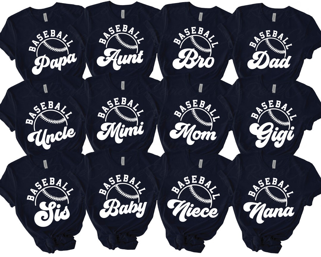 Baseball Family Svg Bundle, 12 Printable & Cuttable for Cricut, Bro ...