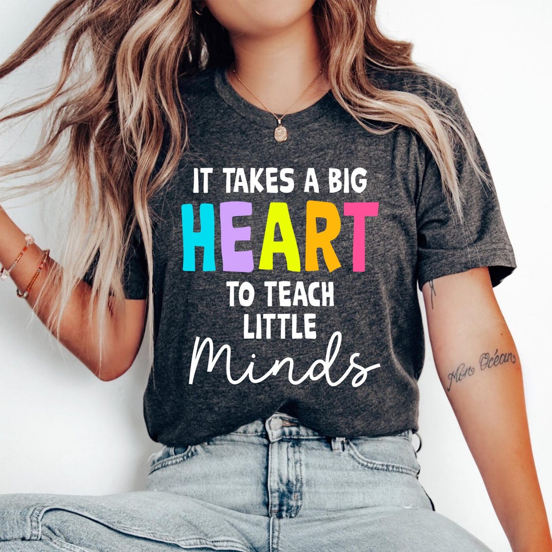 It Takes A Big Heart to Teach Little Minds Svg, Teacher Appreciation ...