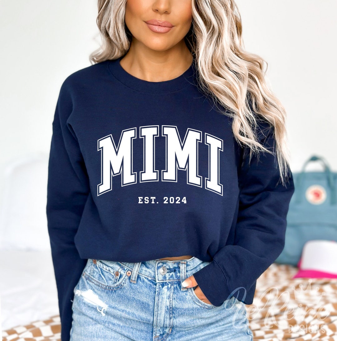 Mimi Est 2024 Svg, New Mimi Shirt Svg, Mimi Gift Svg, Pregnancy ...