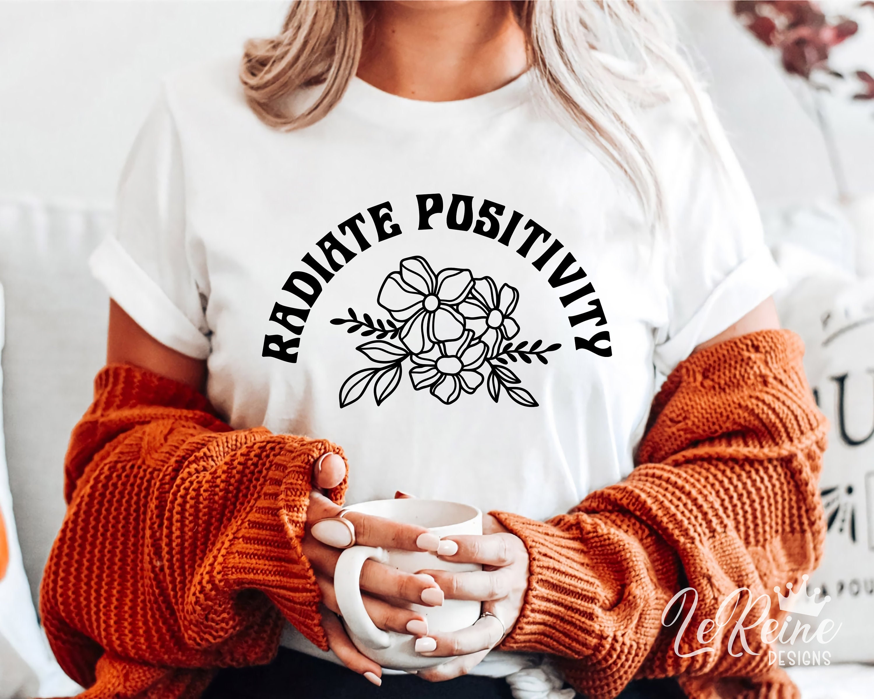 Radiate Positivity Svg Always Be Positive Svg Positive Vibes - Etsy