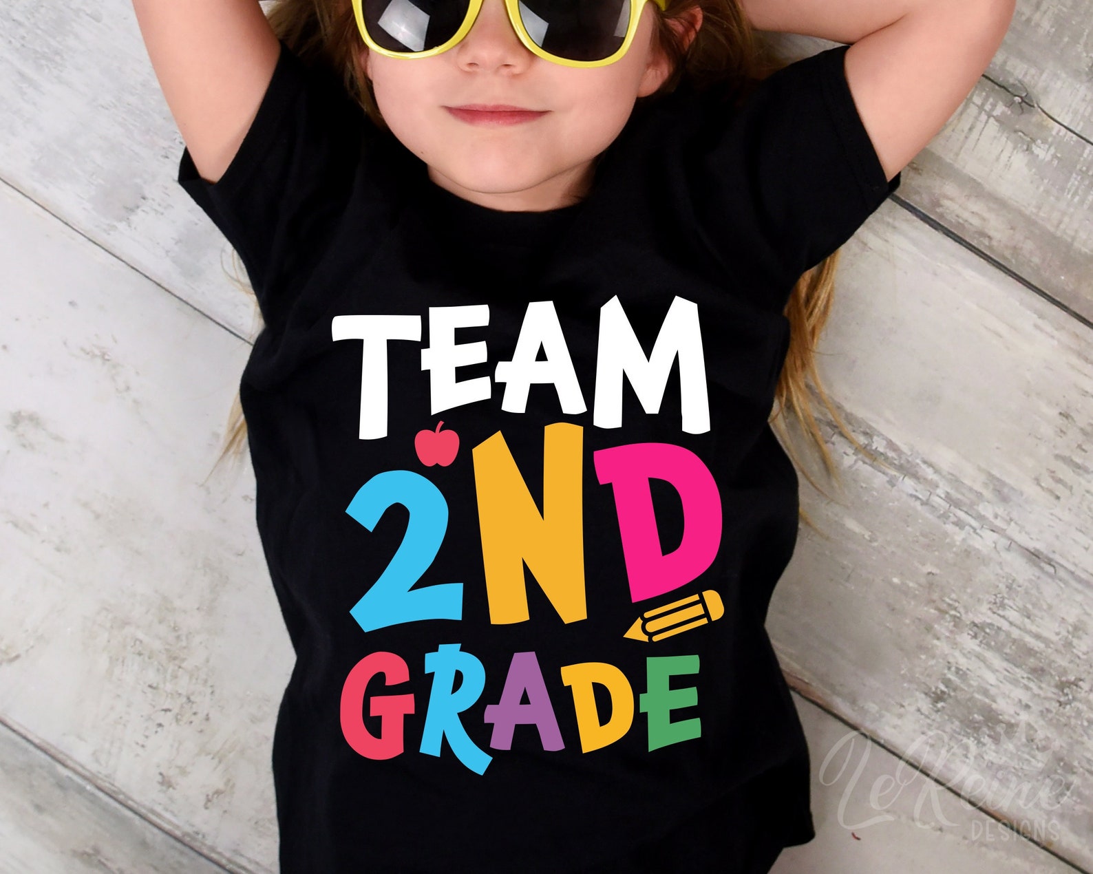 Team Second Grade Svg, Back to School Svg, 2nd Grade Squad Svg, Teacher ...