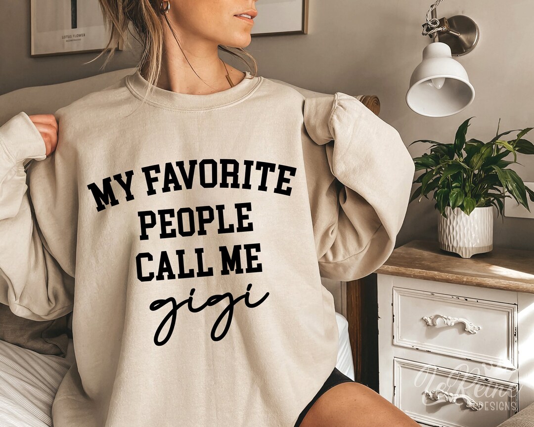 My Favorite People Call Me Gigi Svg, SVG File for Cricut, Great Grandma ...