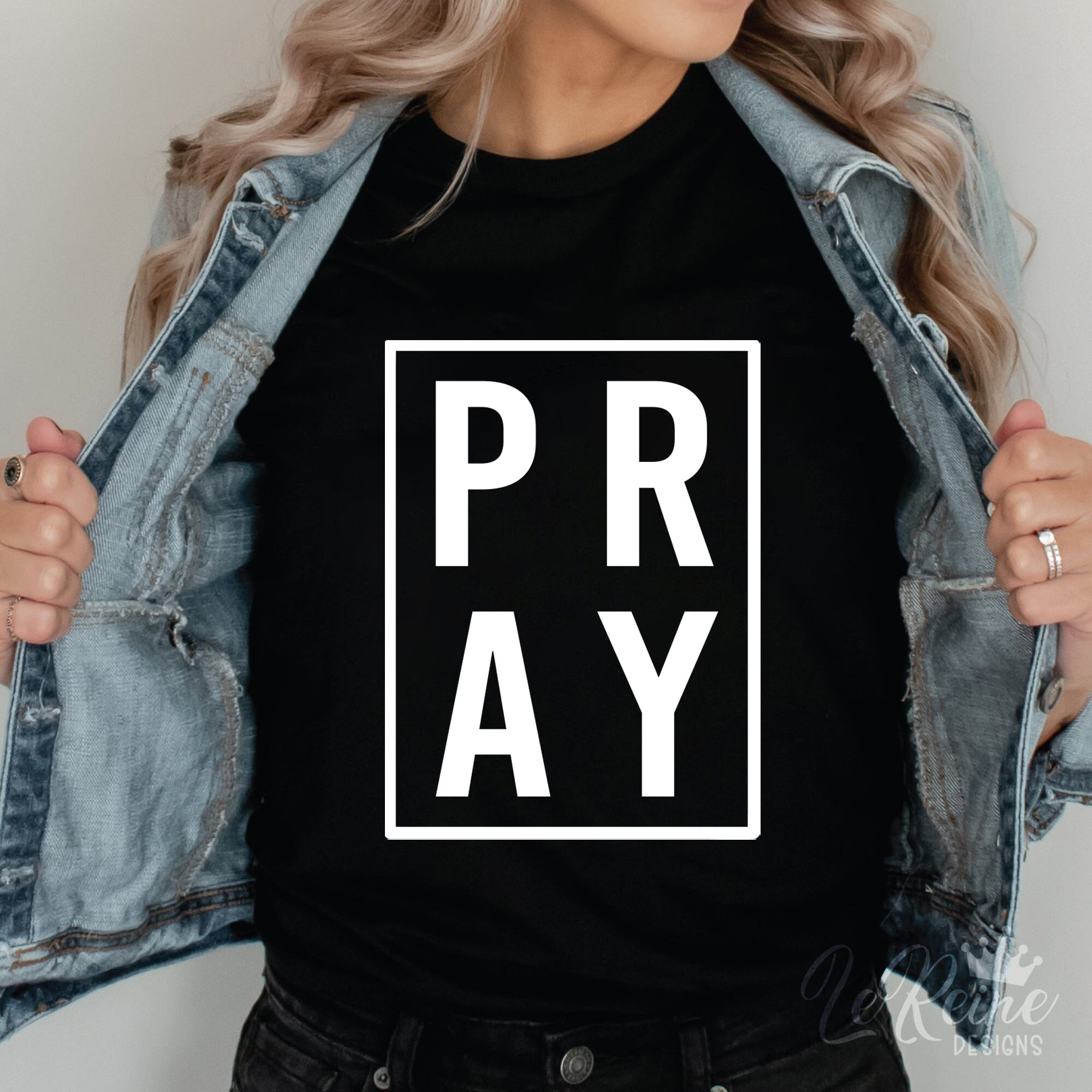 Orar svg Orar svg Cruz cristiana svg Oraciones svg Camisa - Etsy México