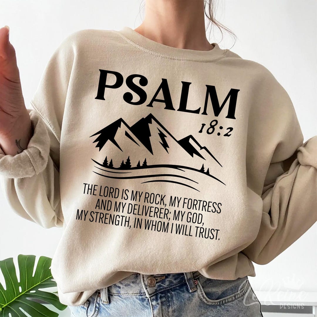 Psalm 18:2 Bible Verse Svg Png, the Lord is My Rock Svg, Christian ...
