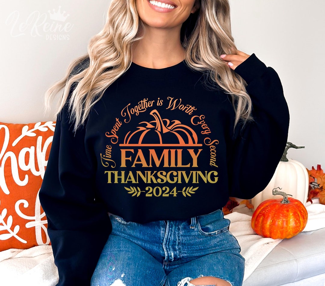 Family Thanksgiving 2024 Svg, Thanksgiving Matching Family Shirt Svg ...