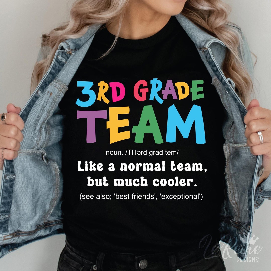 3rd Grade Team Definition Svg, Third Grade Teacher Svg, Grade Squad Svg ...