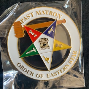 OES Past Matron Car Emblem - Etsy