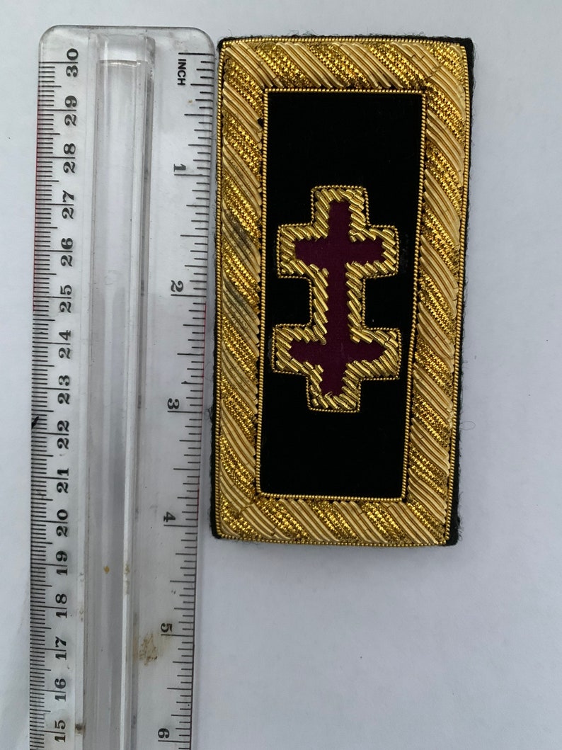 Knights Templar Shoulder Boards - Etsy