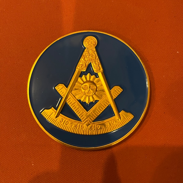 Masonic Past Master Car Emblem - Etsy