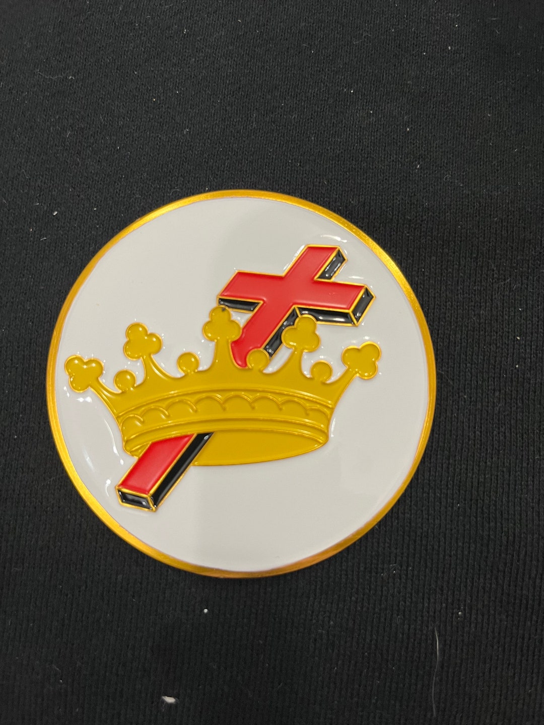 Ladies Cross & Crown Cyrene Car Emblem - Etsy