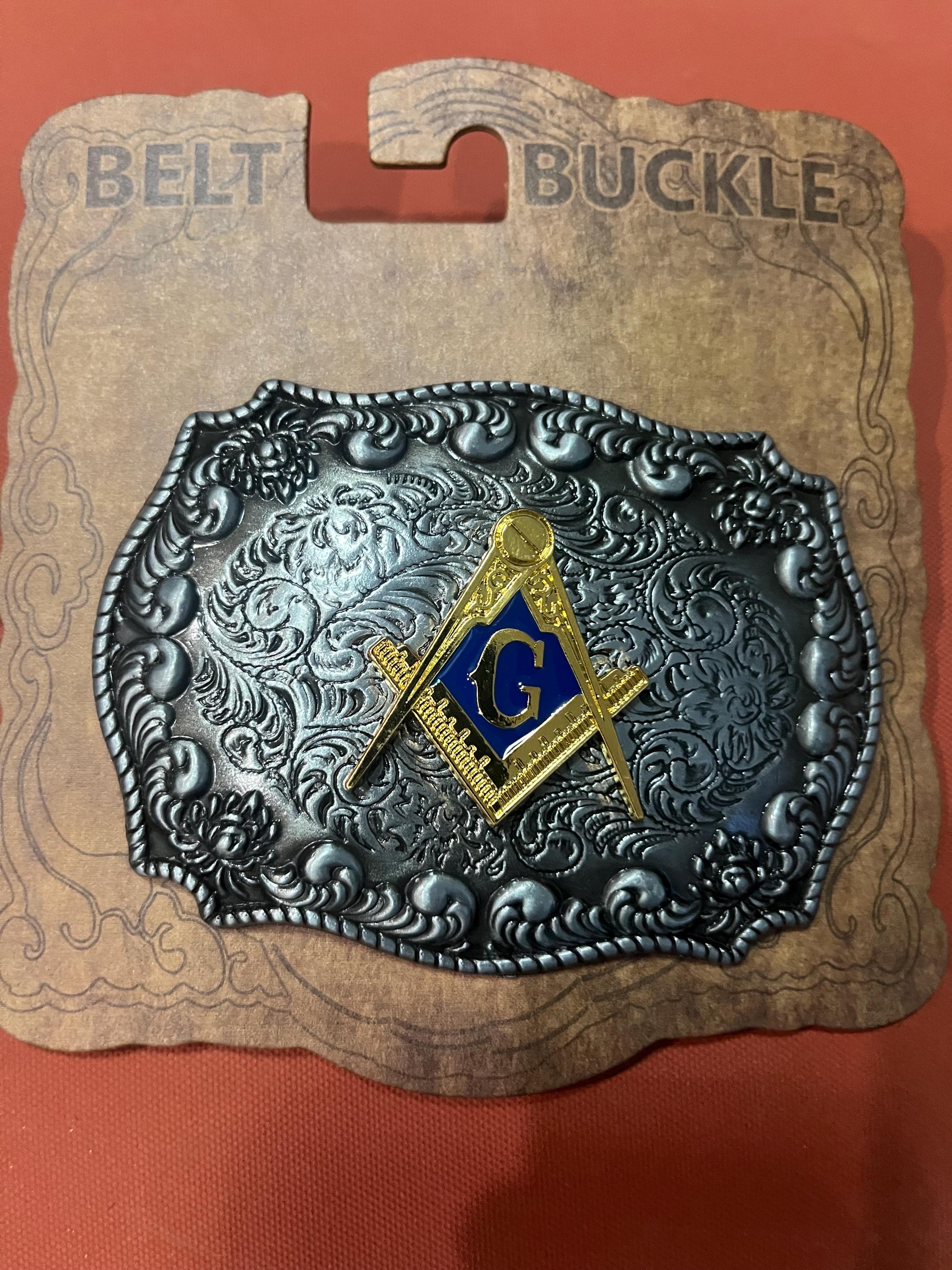 Mason Masonic Symbol Belt Buckle - Etsy