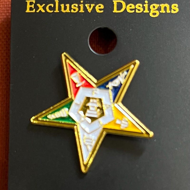 Oes Masonic Lapel Pins - Etsy