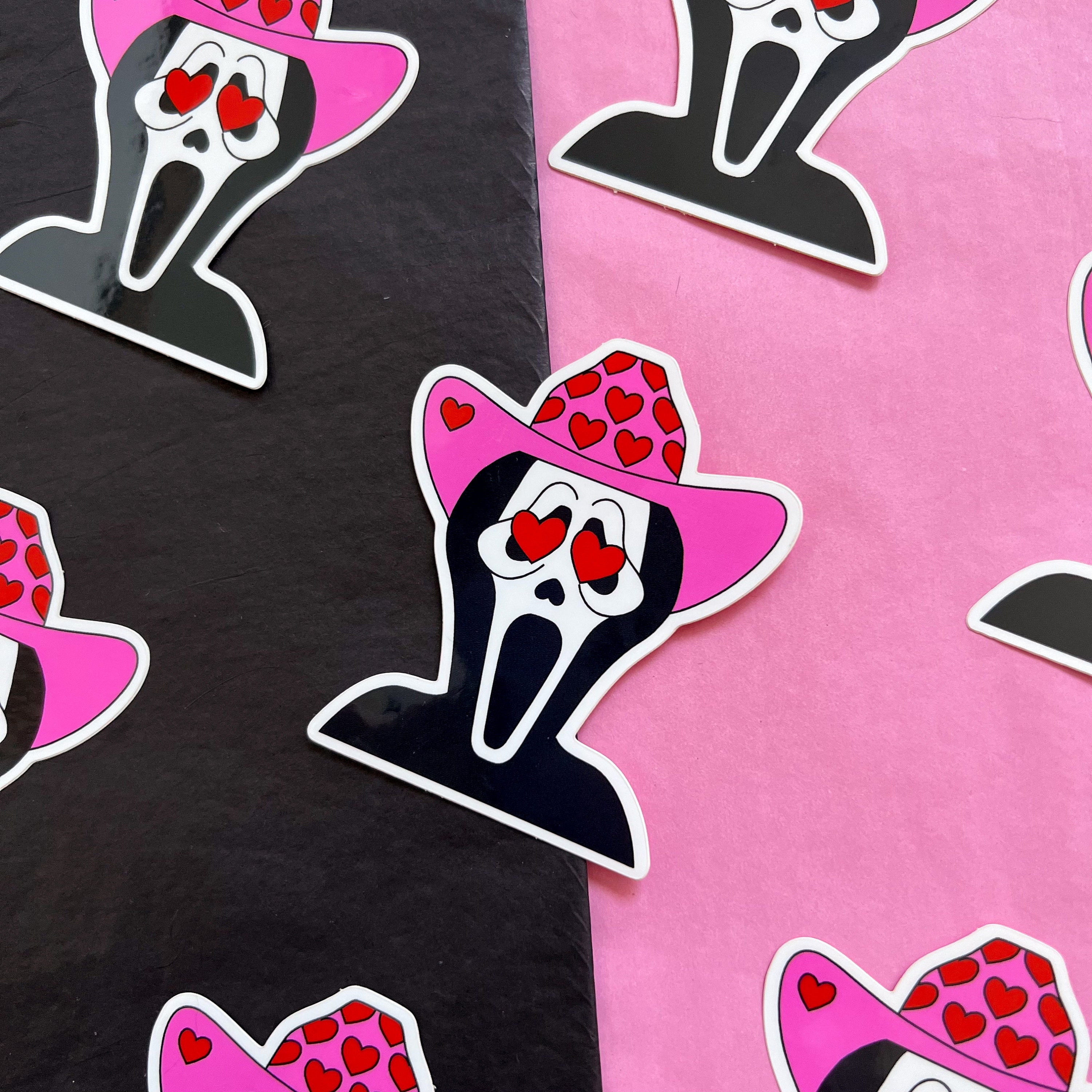 Scream Sticker, Ghostface Sticker Ghostface Cowboy Vinyl Sticker Scream ...