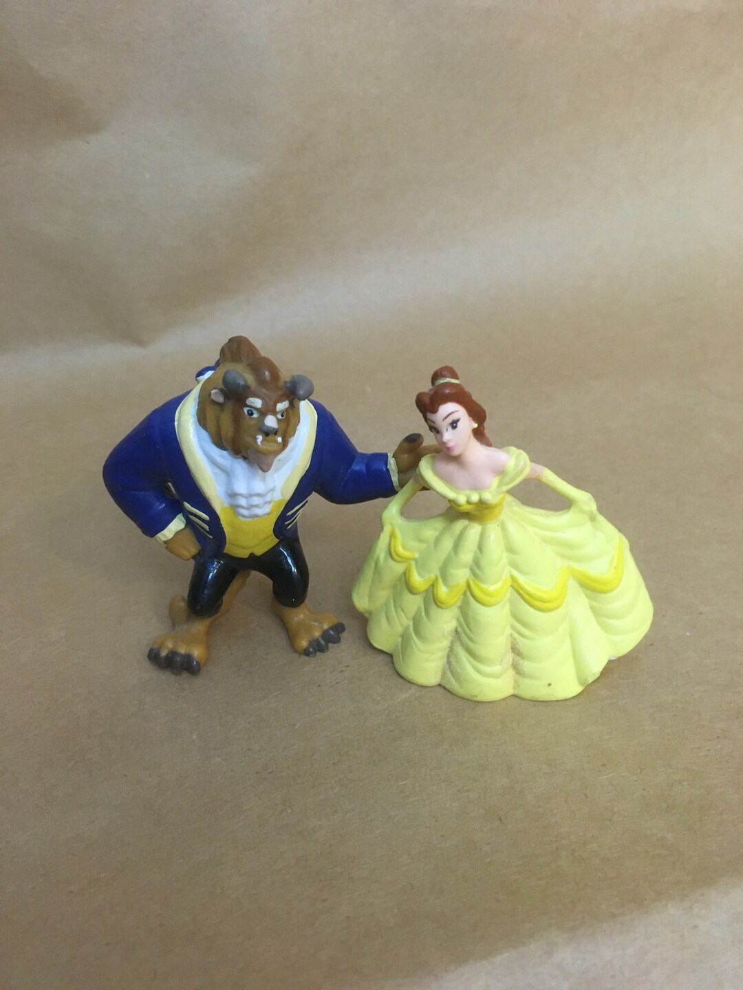 Beauty and the Beast Plastic Figurines - Etsy