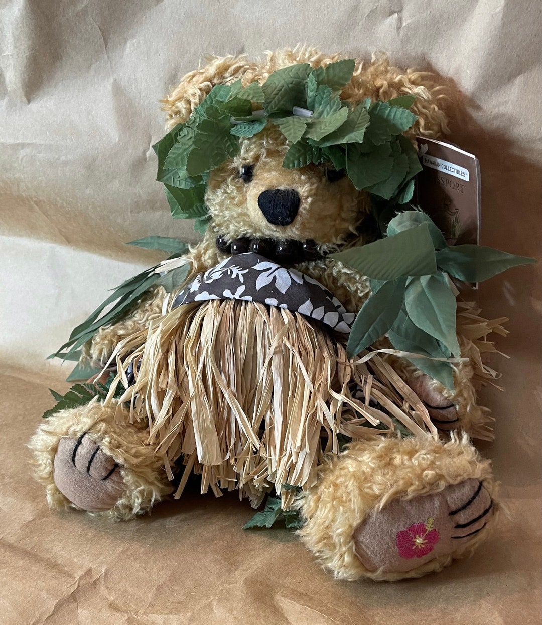 Hawaiian Bear, Pupfy Stuff Toy and Two Panda Bears - Etsy