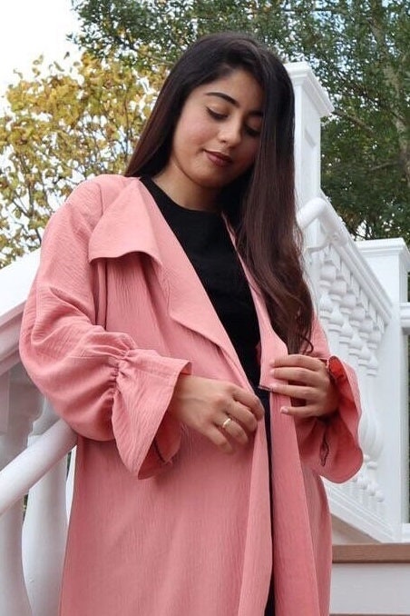 Blush Pink Abaya Comes With Hijab - Made in Bahrain - Etsy
