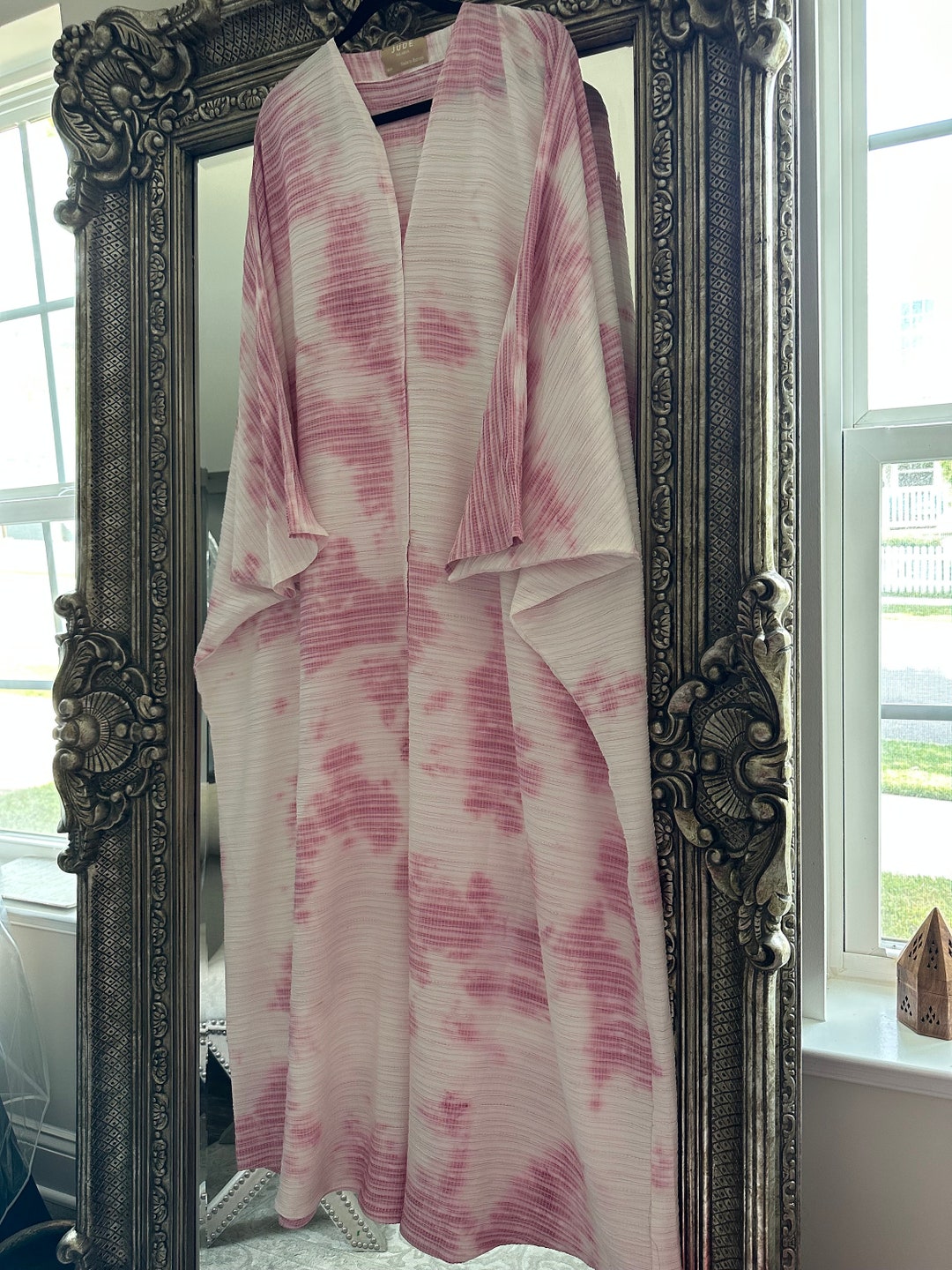 Pink Tie Dye Abaya Made in Bahrain - Etsy