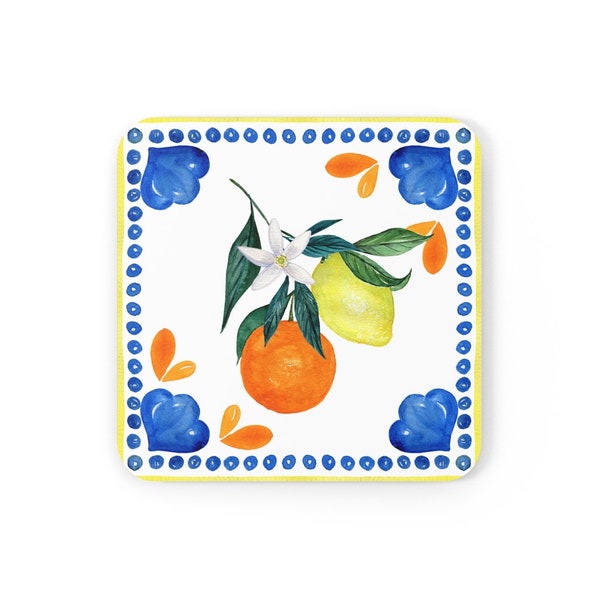Sicilian Tile Coasters - Etsy