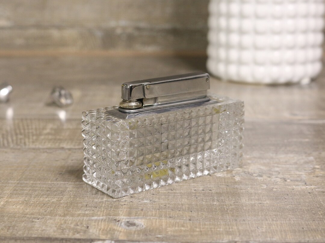 Vintage Rowenta Crystal Top Desk Lighter - Etsy