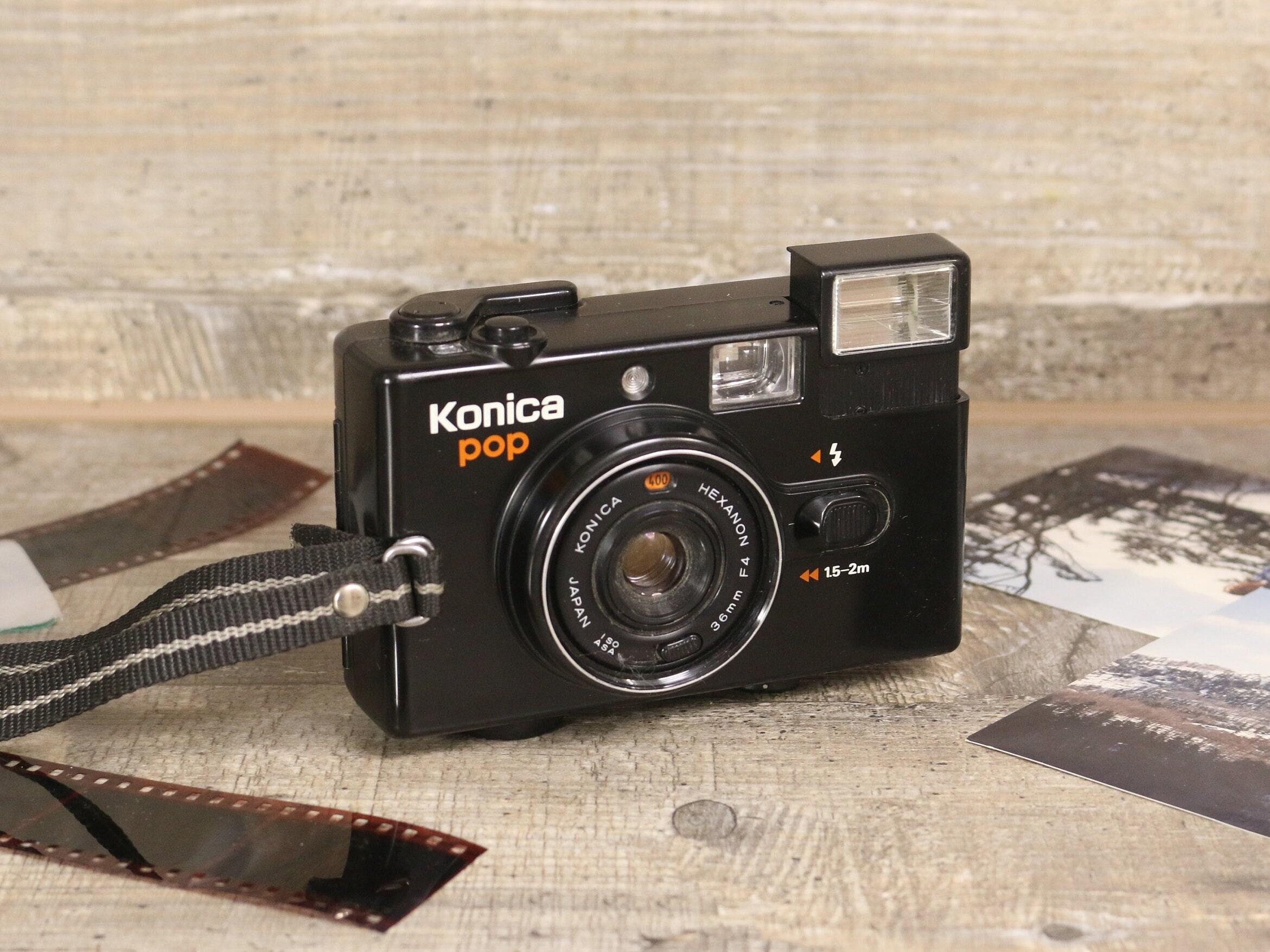 Working Konica Pop Cult 80s Camera 35mm Film Automatic Point and Shoot ...