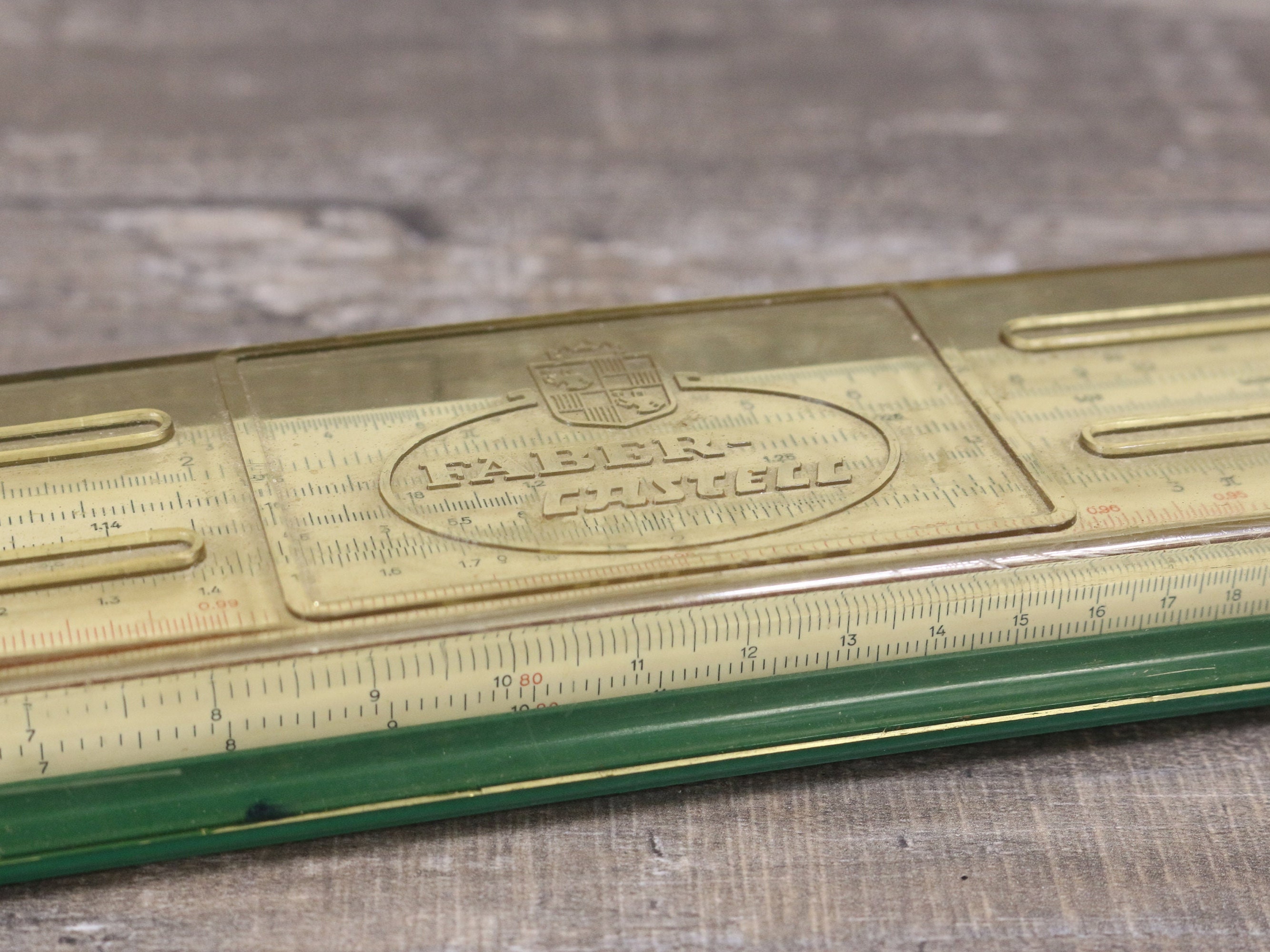 Faber-castell Slide Ruler With Formulas in Case - Etsy