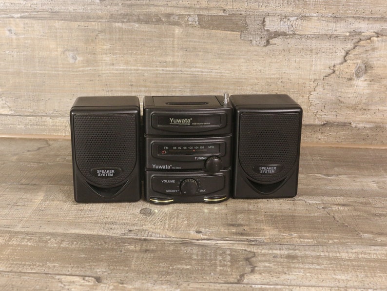 Yuwata Mini FM Radio With Detachable Speakers - Etsy
