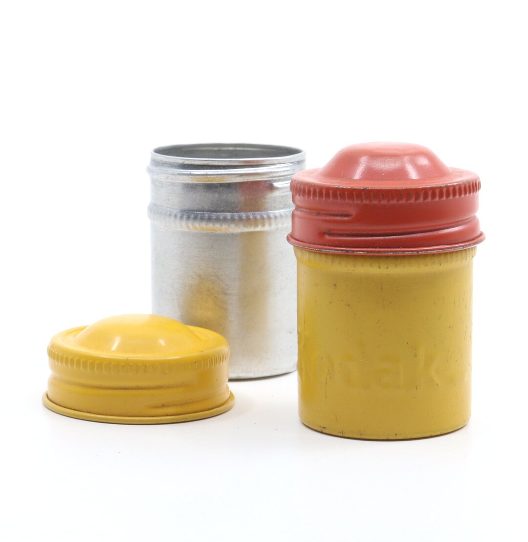 Two Vintage Kodak Film Canister Aluminium Case 1950s - Etsy