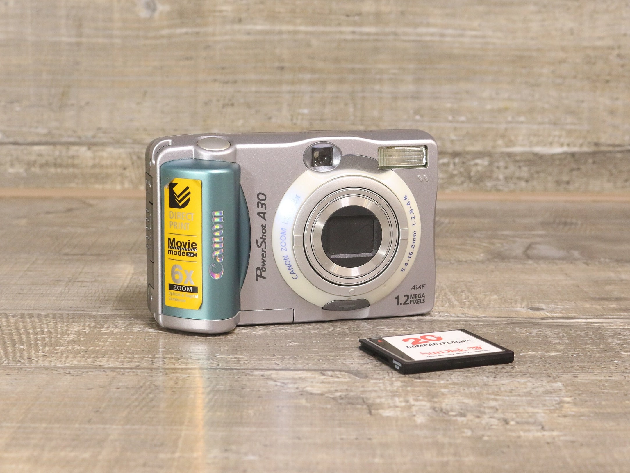 RARE Mint Canon A30 Vintage Digital Camera With Memory Card Aiaf CCD - Etsy