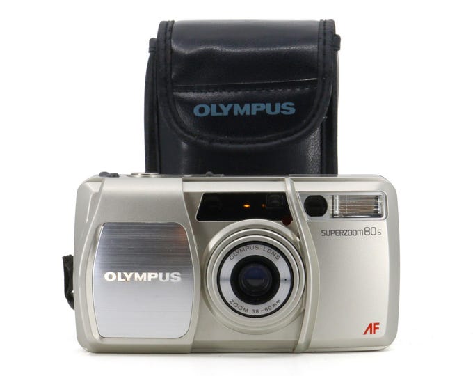 Olympus Superzoom 80s 35mm Film Camera With Original Case and Strap - Etsy