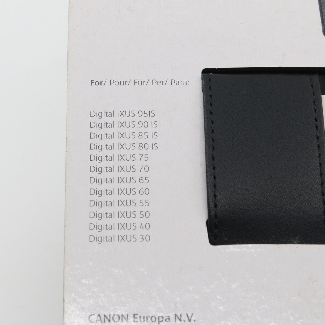 NOS Leather Case for Canon IXUS Digital Cameras - Etsy