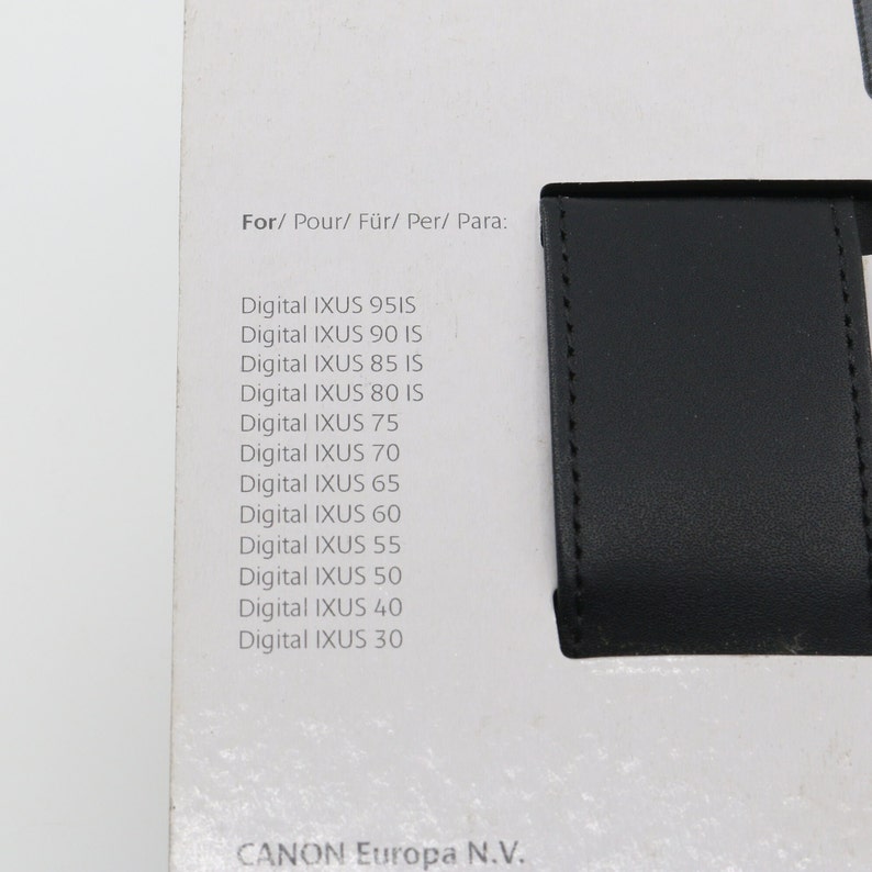 NOS Leather Case for Canon IXUS Digital Cameras - Etsy