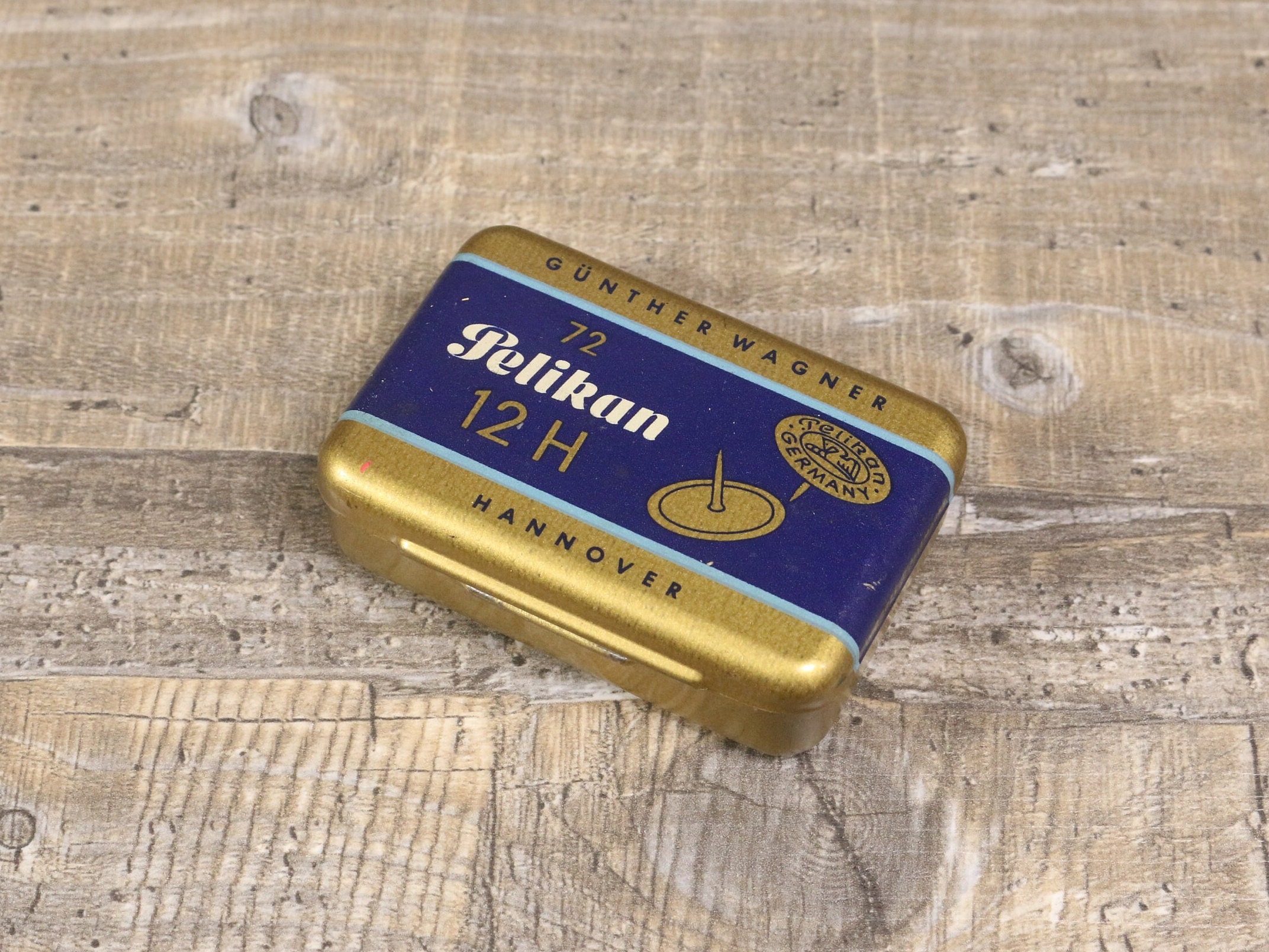 Vintage Pelikan Wall Pins in Original Tin 60s - Etsy